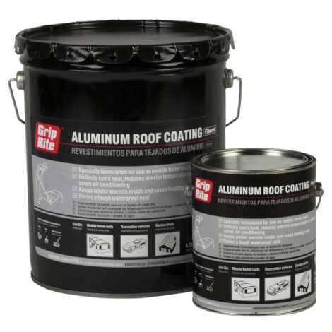 Aluminum Roof Coating – Fibered - Grip-Rite