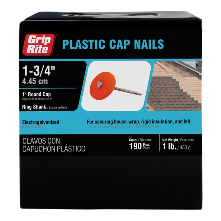 Grip-Rite® Plastic Cap Nail - Grip-Rite