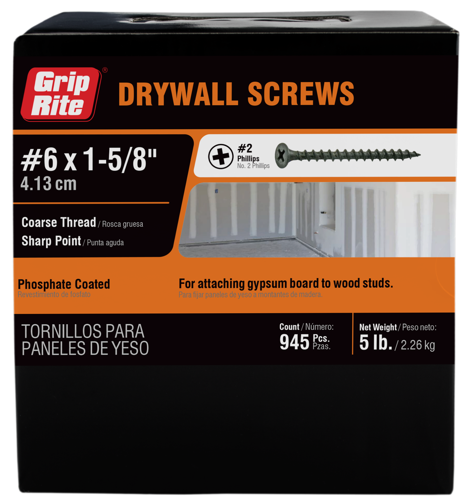 Coarse Thread Drywall Screws | Grip-Rite®