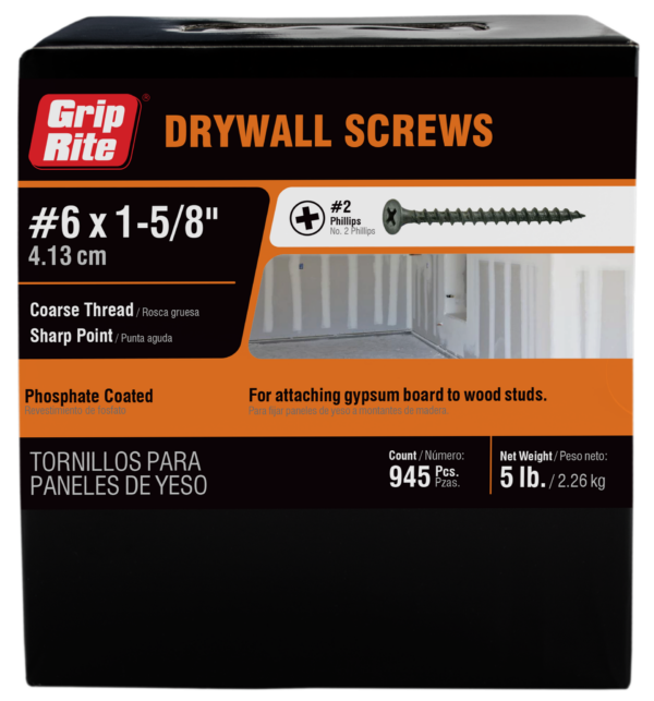 Coarse Thread Drywall Screws | Grip-Rite®
