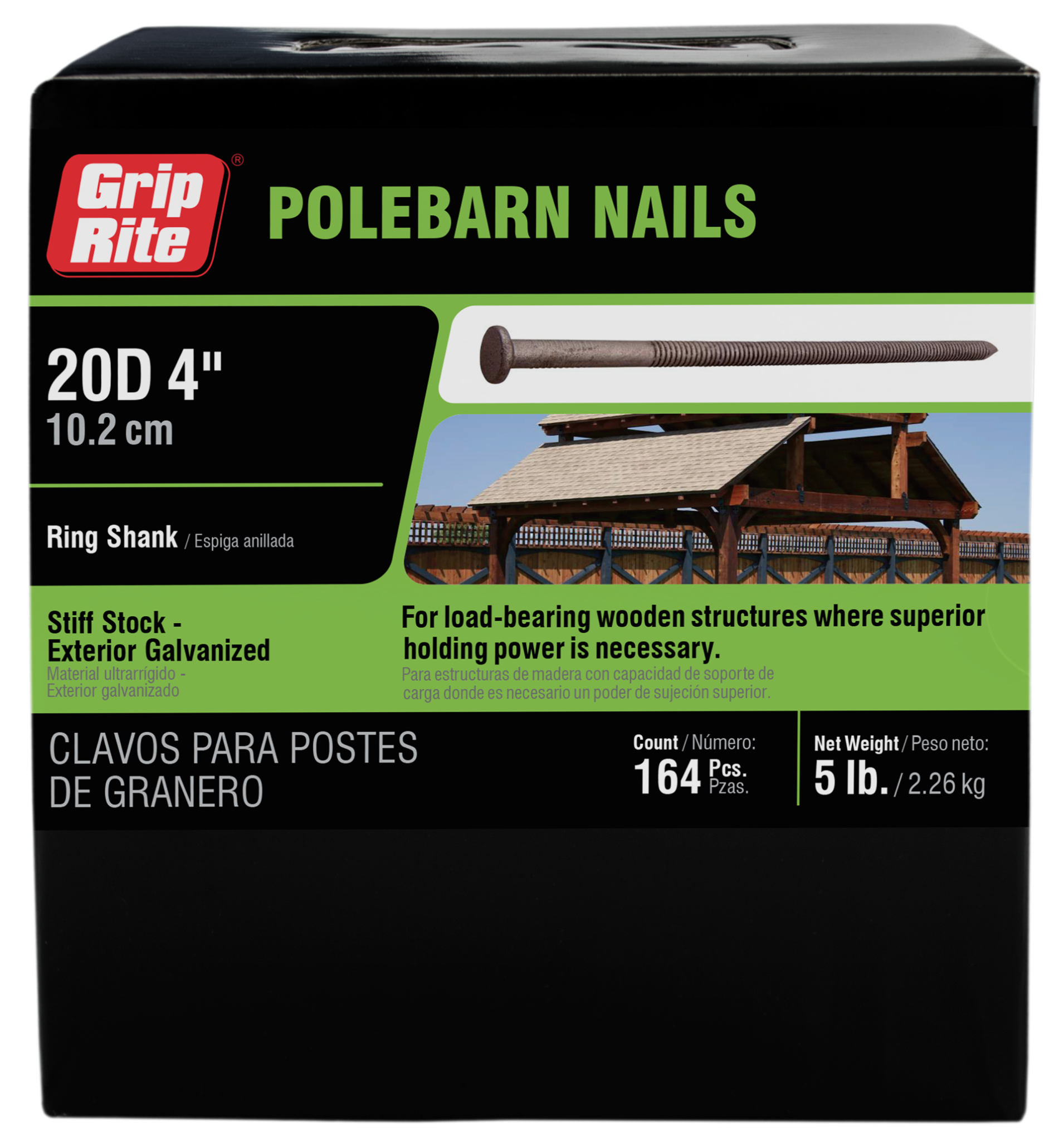 Pole Barn Nails | Carbon Steel Pole Barn Nails | Grip-Rite®