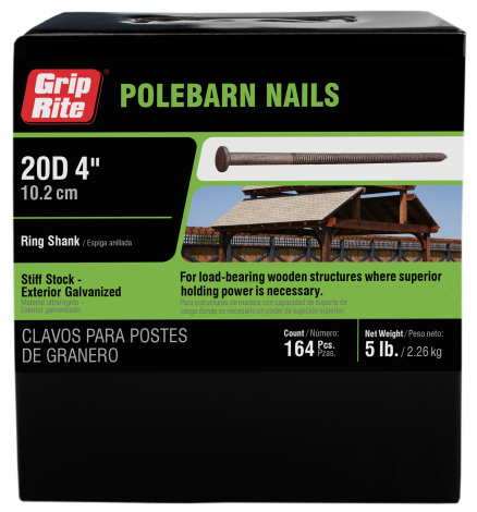 Pole Barn Nails | Carbon Steel Pole Barn Nails | Grip-Rite®