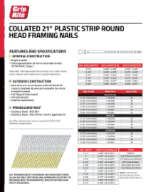 Product Resources | Sell Sheets, Guides, Manuals | Grip-Rite®